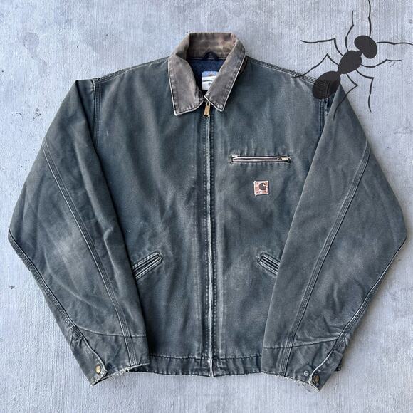 Carhartt | Jackets & Coats | Vintage Y2k Carhartt J97 Mos Green Detroit Work Wear Jacket | Poshmark